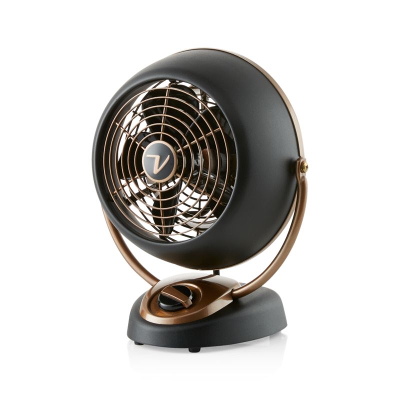 Vornado Gunmetal VFAN Alchemy Fan + Reviews | Crate & Barrel