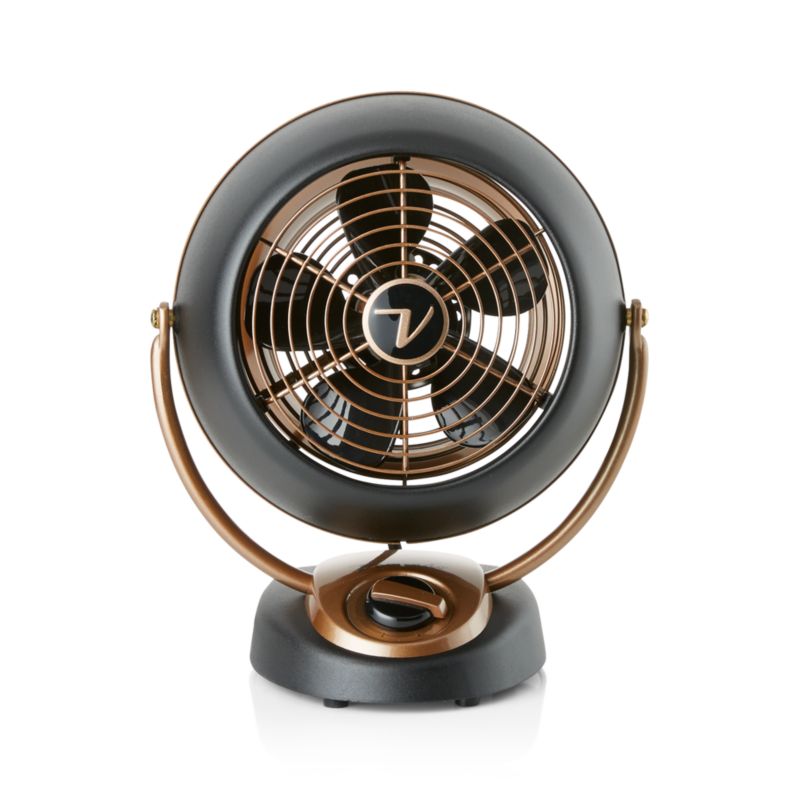 Vornado Gunmetal VFAN Alchemy Fan + Reviews | Crate & Barrel