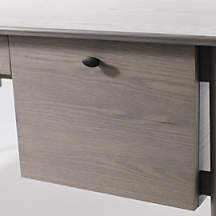 Kendall Dove Desk + Reviews | Crate & Barrel Canada