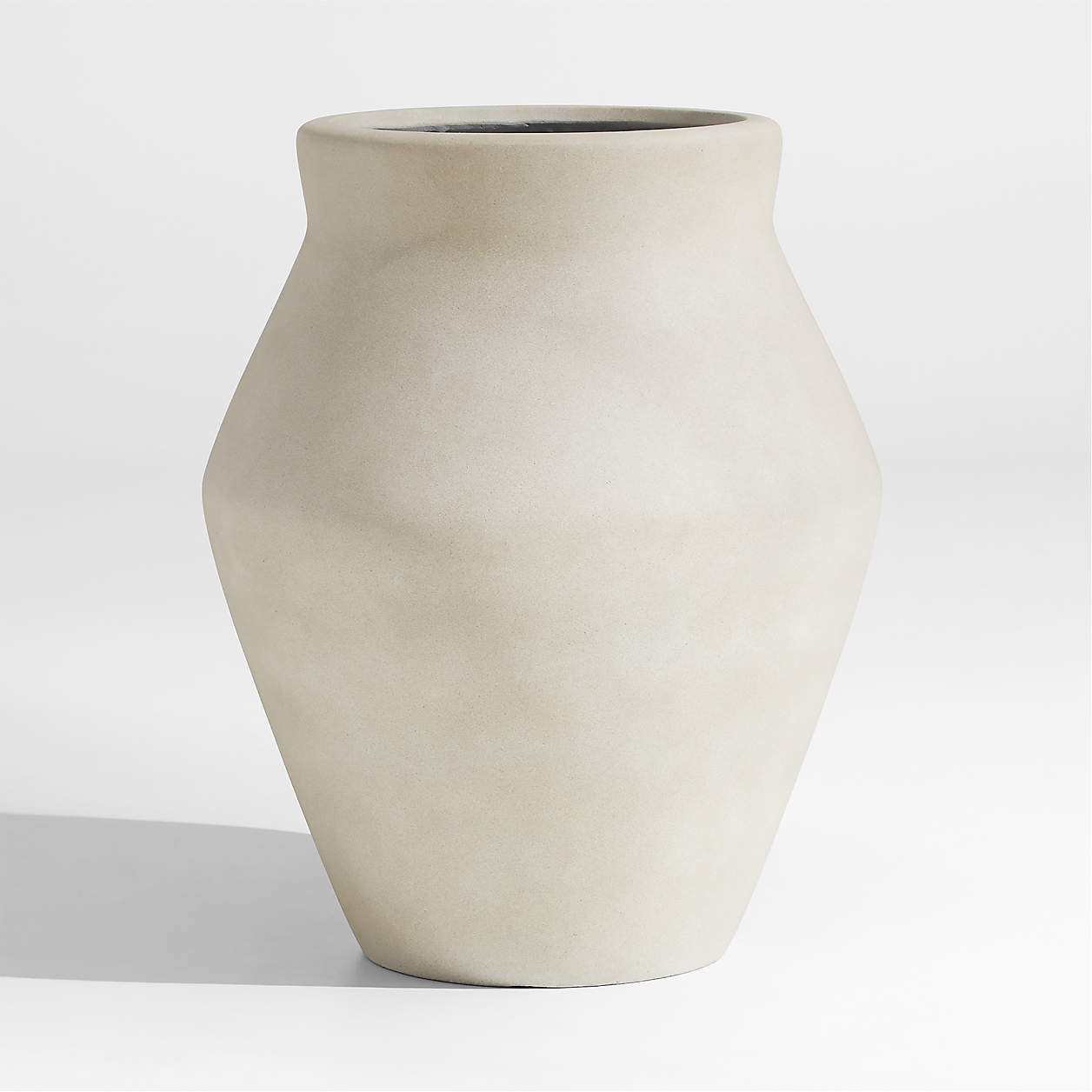 Wabi Large Sand Fiberstone Planter by Leanne Ford + Reviews | Crate ...