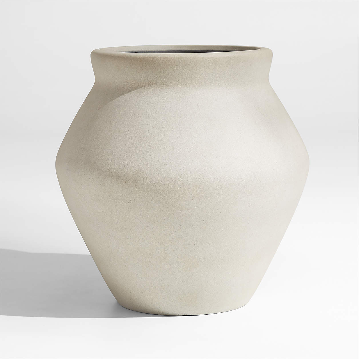 Wabi Medium Sand Fiberstone Planter by Leanne Ford + Reviews | Crate ...