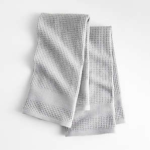 Grey Kitchen Towels Dish Cloths Crate Barrel Canada