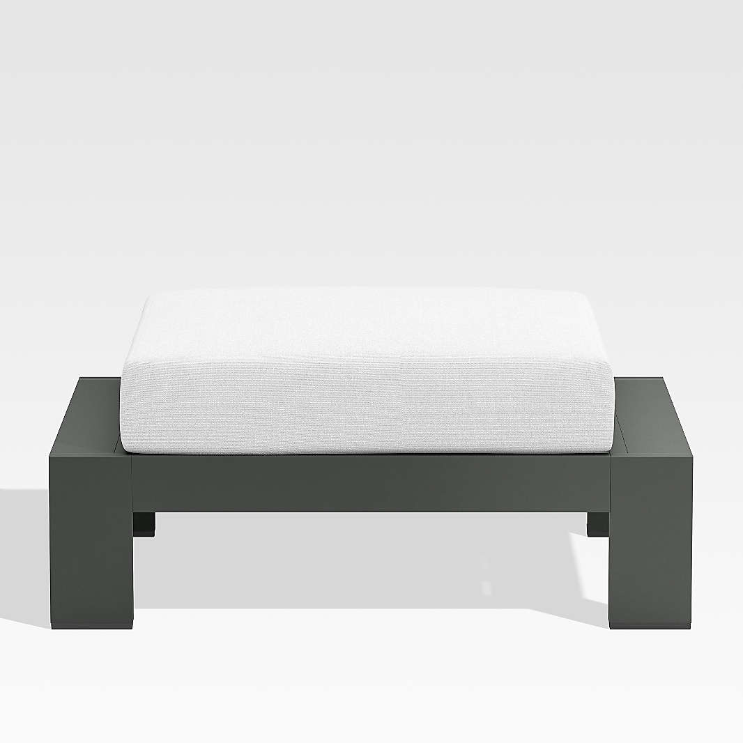 Outdoor Ottomans, Patio Ottomans & Outdoor Footstools | Crate & Barrel