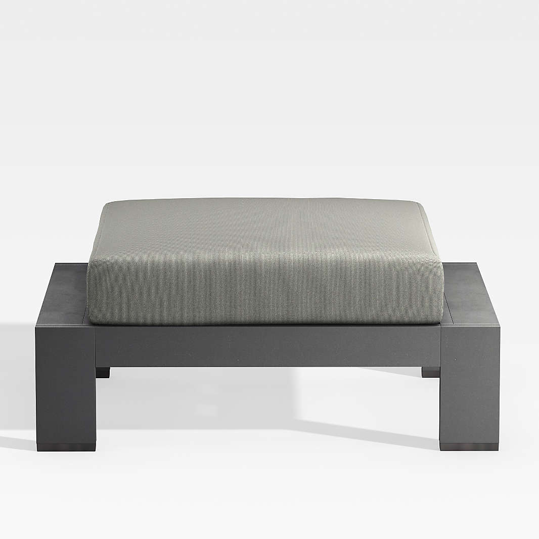 Outdoor Ottomans, Patio Ottomans & Outdoor Footstools | Crate & Barrel
