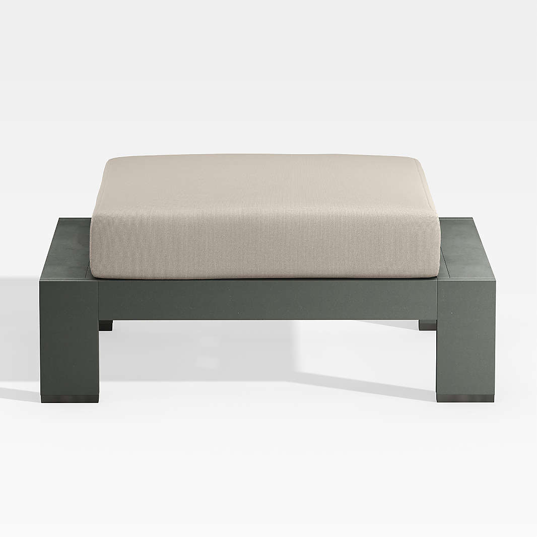 Outdoor Ottomans, Patio Ottomans & Outdoor Footstools | Crate & Barrel