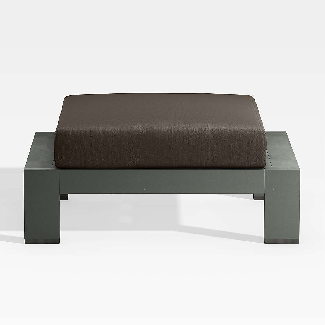 Outdoor Ottomans, Patio Ottomans & Outdoor Footstools | Crate & Barrel