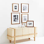 Wanut Wood 11" Square Wall Photo Picture Frame + Reviews | Crate & Barrel