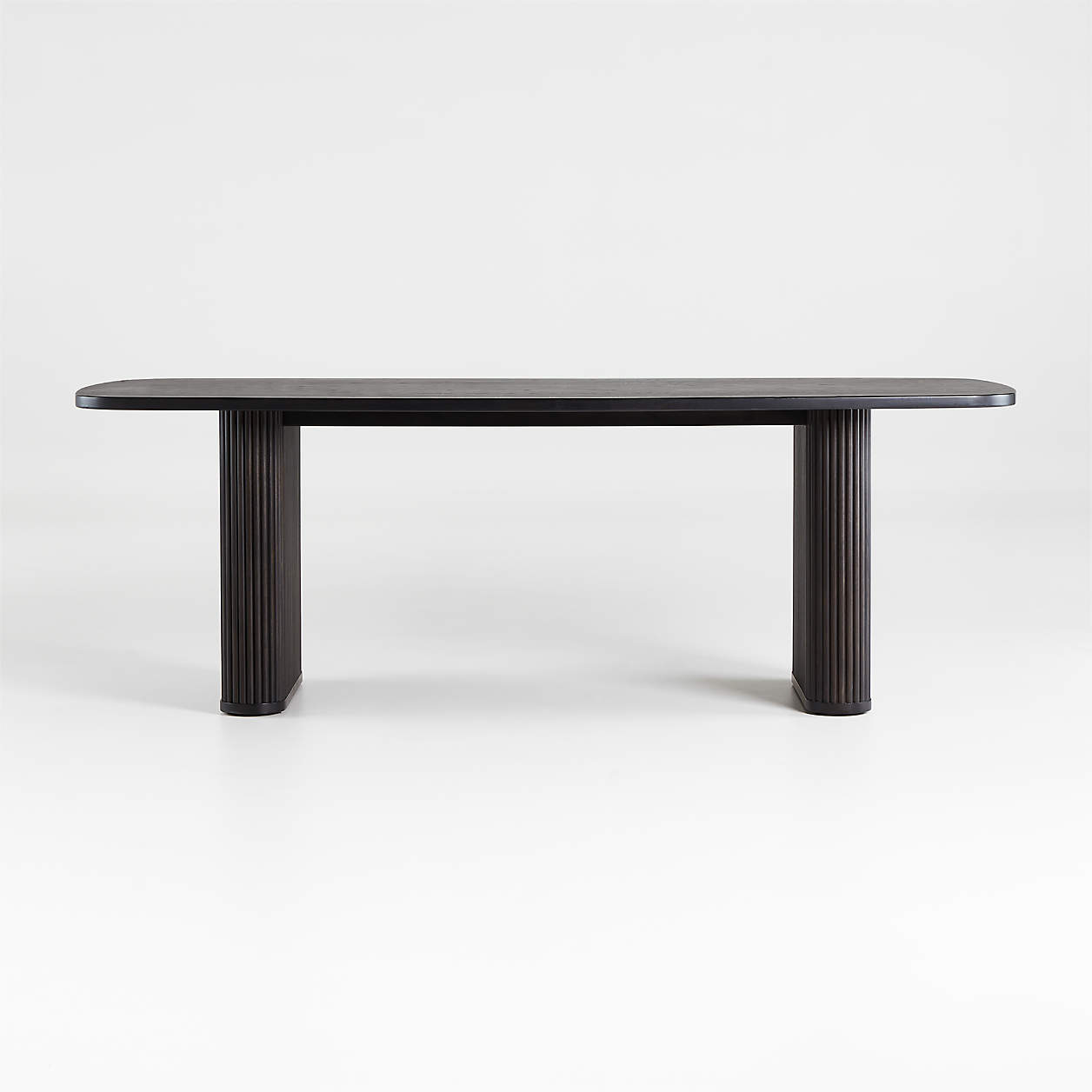 Walton Ribbed Leg 90" Dining Table + Reviews | Crate & Barrel