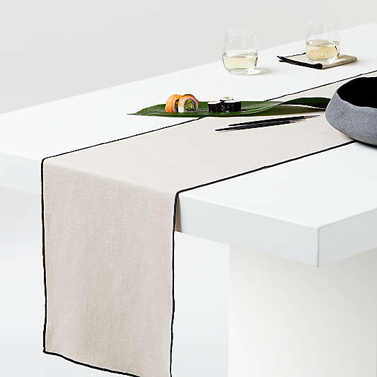 Best Table Runners: Modern Linen Table Runners | Crate & Barrel