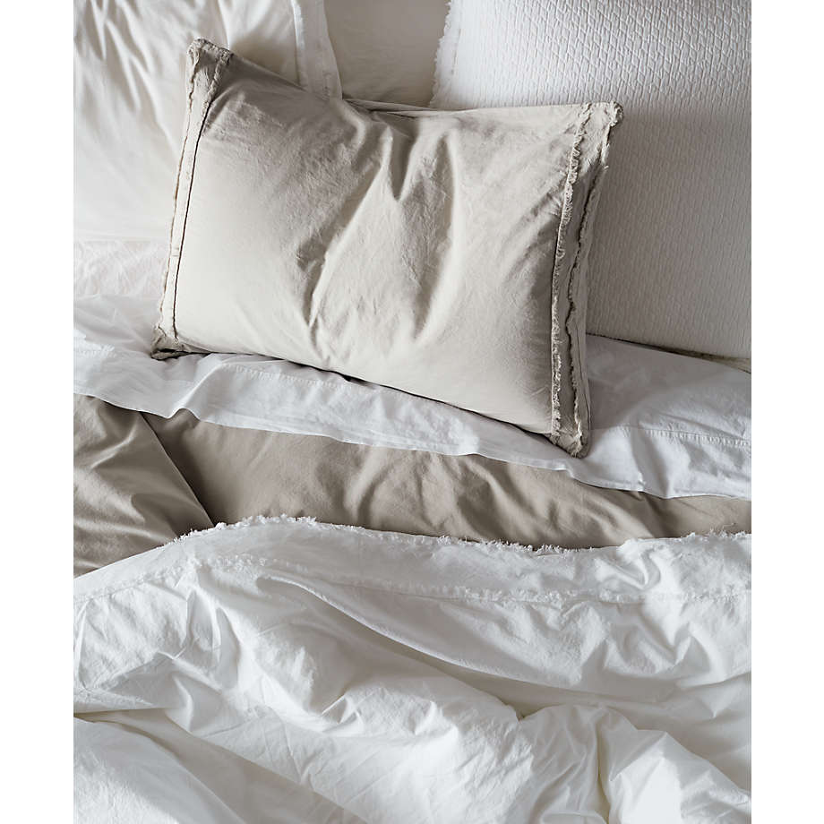 Organic Cotton Ficus Green Full/Queen Bed Coverlet + Reviews | Crate ...
