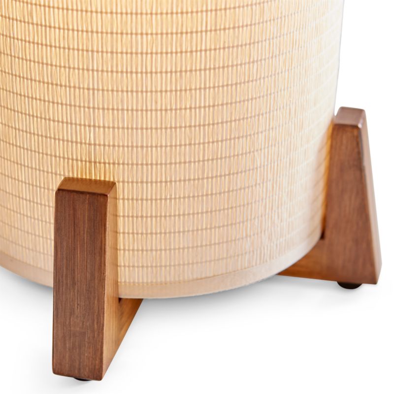 Weave Natural Table Lamp + Reviews | Crate & Barrel
