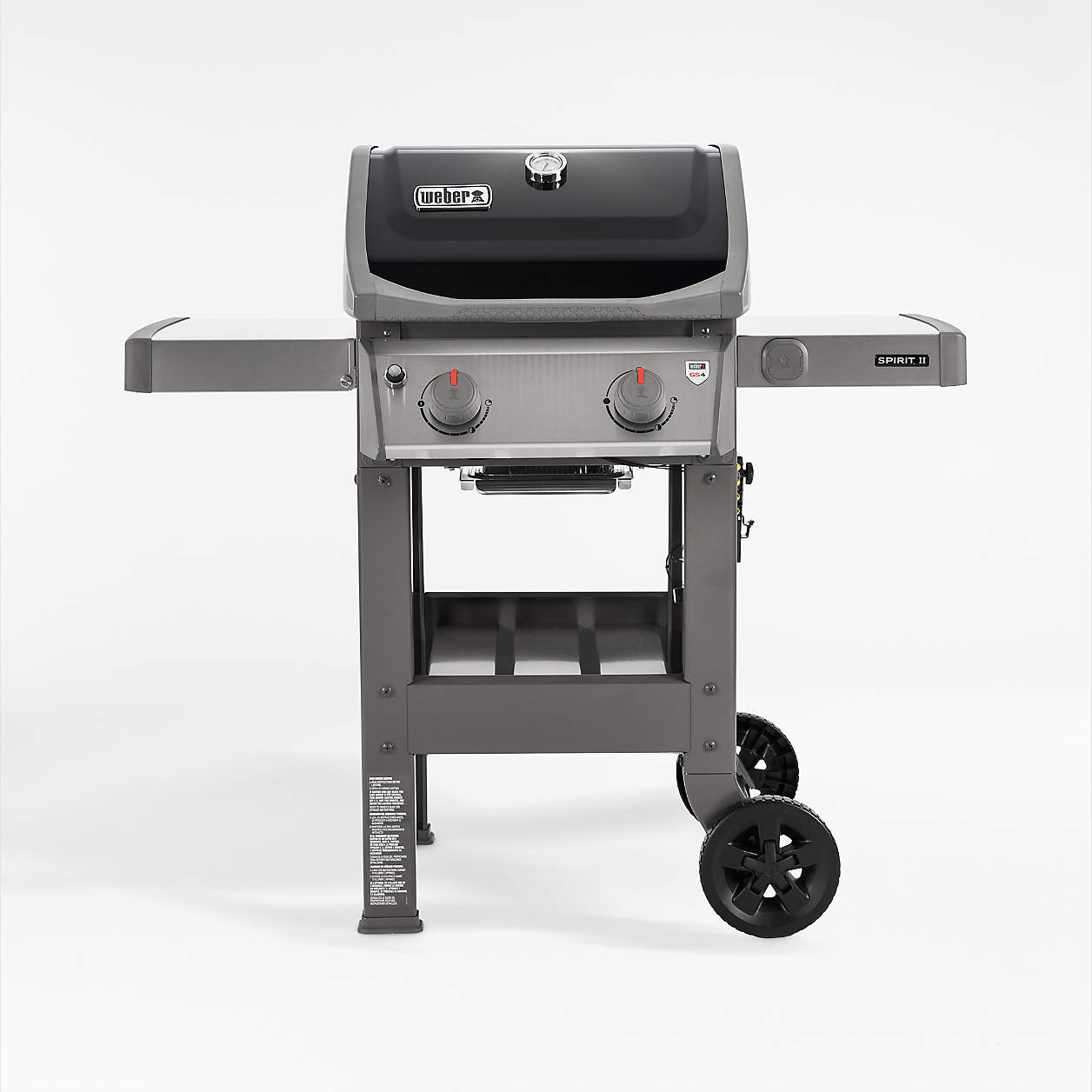 Weber Black Spirit II E-210 LP Outdoor Propane Gas Grill + Reviews ...