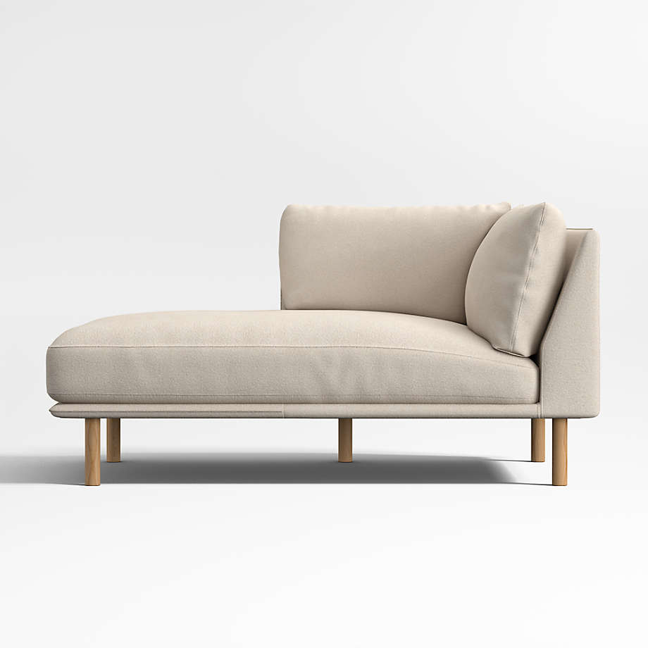 Wells Left-Arm Chaise Lounge | Crate & Barrel