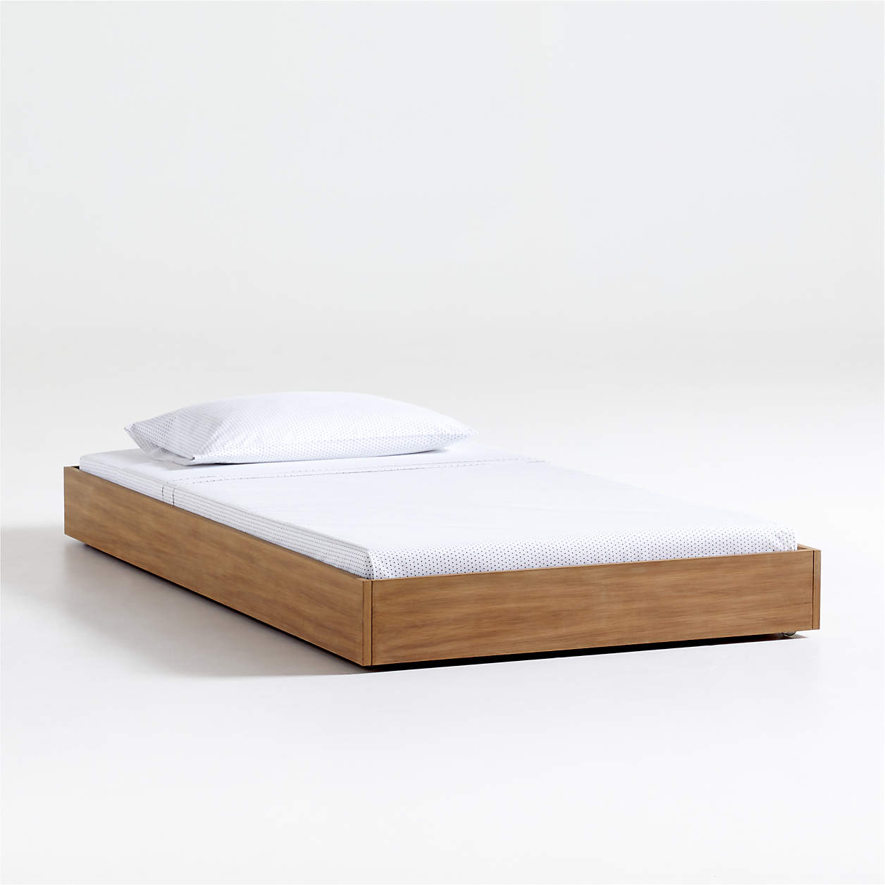 Wes Wood Kids Trundle Bed Frame + Reviews | Crate & Kids