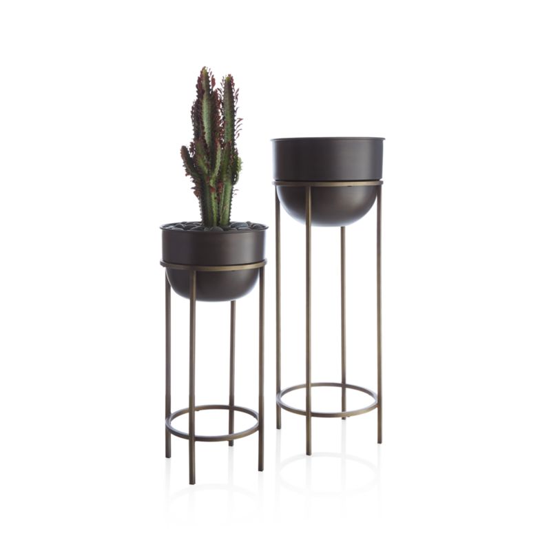 Wesley Metal Plant Stands | Crate & Barrel