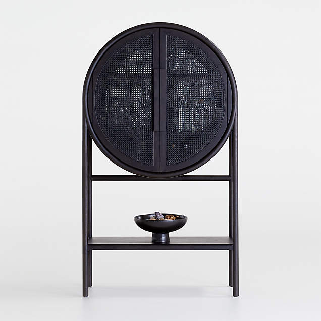 Enzo Marble Top Bar Cabinet with Storage + Reviews | Crate & Barrel Canada