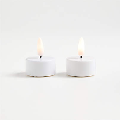 Essential Modern Tall Glass Tealight Candle Holder | Crate & Barrel