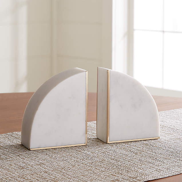 Lava Resin Stone Bookends, Set of 2 + Reviews | Crate & Barrel