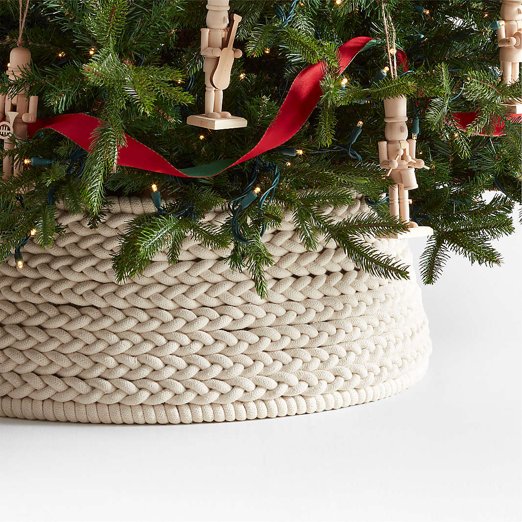 Christmas Tree Skirts & Xmas Tree Collars | Crate & Barrel
