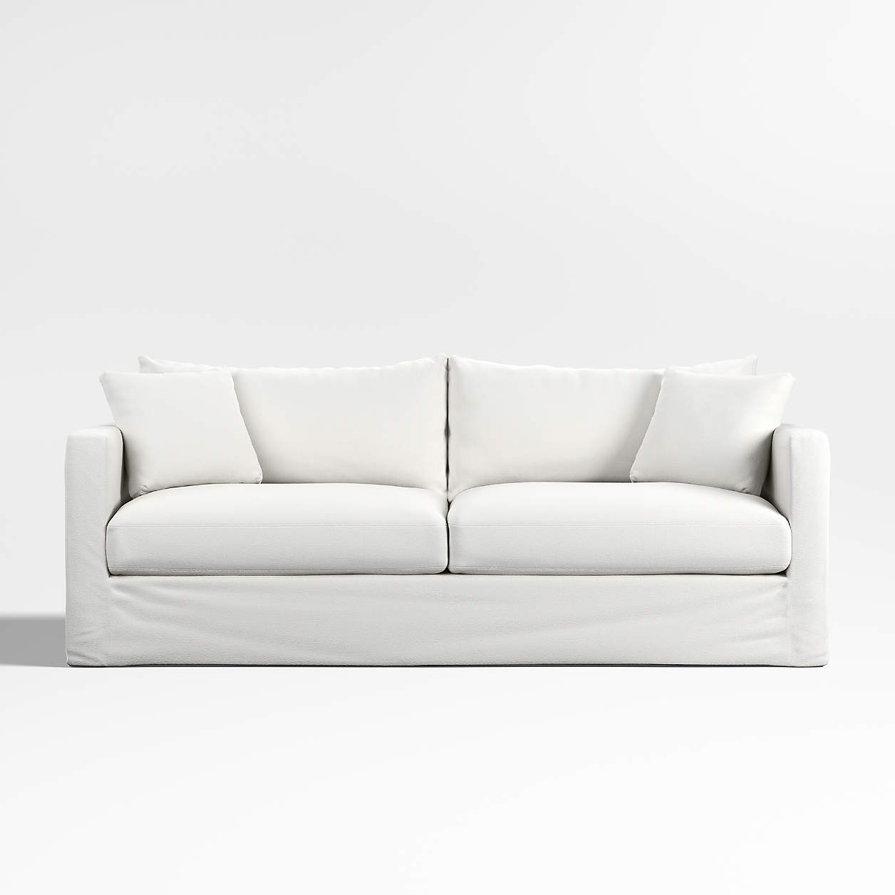 Willow II Slipcovered Sofa + Reviews | Crate & Barrel