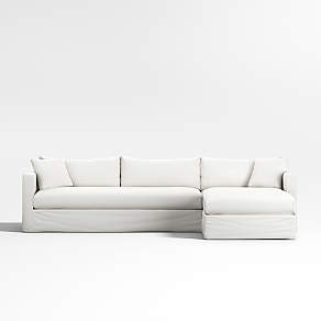 Crate Barrel 84 Willow II Bench Sofa