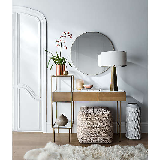 Brass and Black Lighting | Crate & Barrel Canada