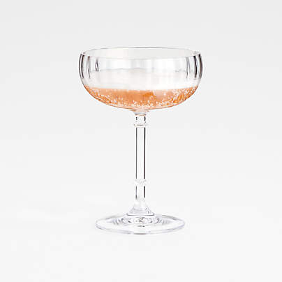Ridgecrest 7-Oz. Coupe Glass + Reviews | Crate & Barrel