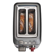Wolf Gourmet 2-Slice Toaster with 1-Slice Toasting and Red Knob ...