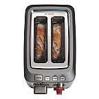Wolf Gourmet 2-Slice Toaster with 1-Slice Toasting and Red Knob ...