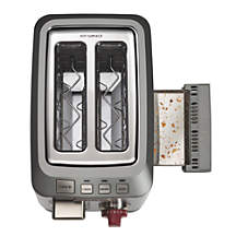 Wolf Gourmet 2-Slice Toaster with 1-Slice Toasting and Red Knob ...