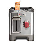 Wolf Gourmet 2-Slice Toaster with 1-Slice Toasting and Red Knob ...