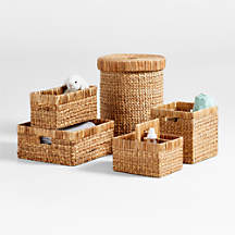 Large Natural Wicker Changing Table Basket with Handles + Reviews ...