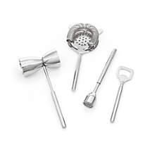 Wood and Marble Bar Tool Set + Reviews | Crate & Barrel