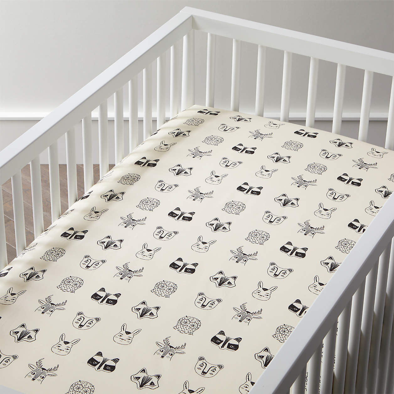Modern Roxy Marj Woodland Animal Crib Baby Bedding Set | Crate & Kids