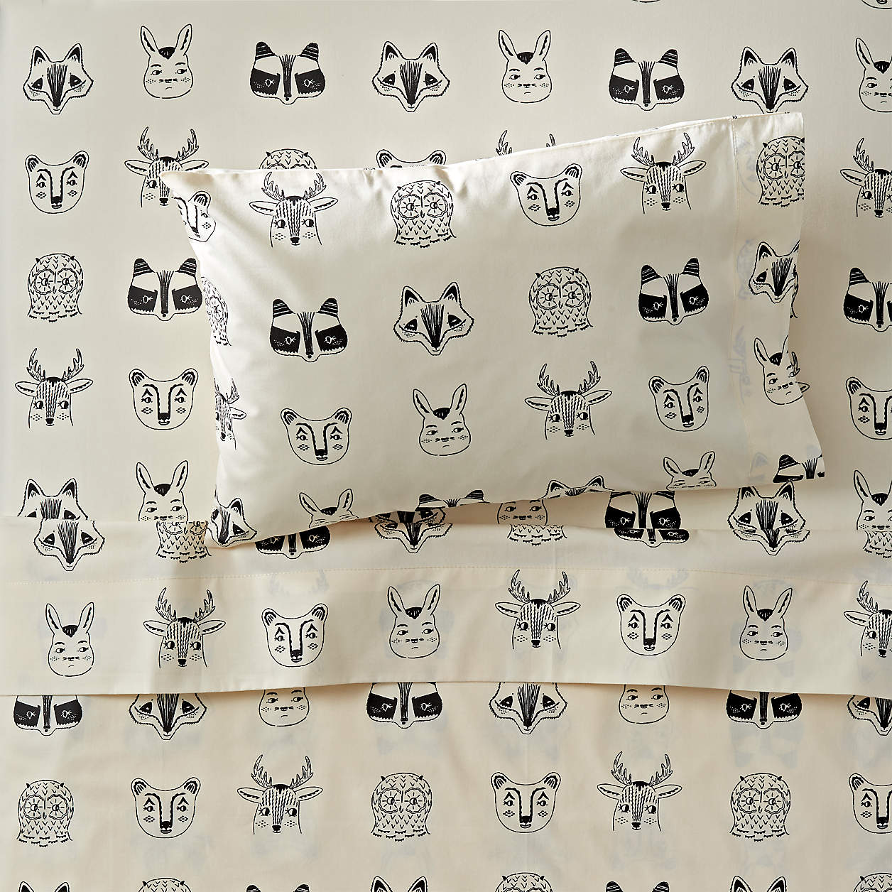 Roxy Marj Woodland Animal Organic Cotton Toddler Sheet Set + Reviews ...