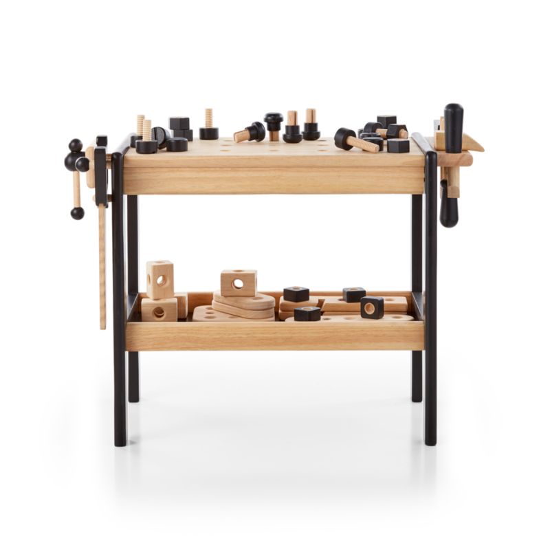 Wooden Toy Kids Workbench + Reviews | Crate & Kids