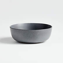 Wren Matte Dark Grey Bowl, Set of 8 + Reviews | Crate & Barrel