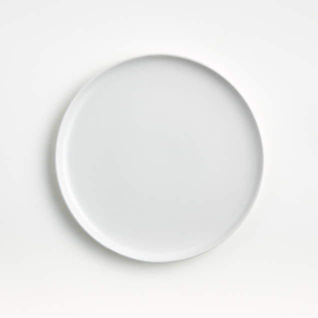 Wren Matte White Bowl Plate + Reviews | Crate & Barrel