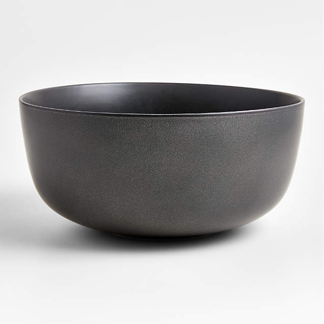 Craft Charcoal Grey Serving Bowl + Reviews | Crate & Barrel
