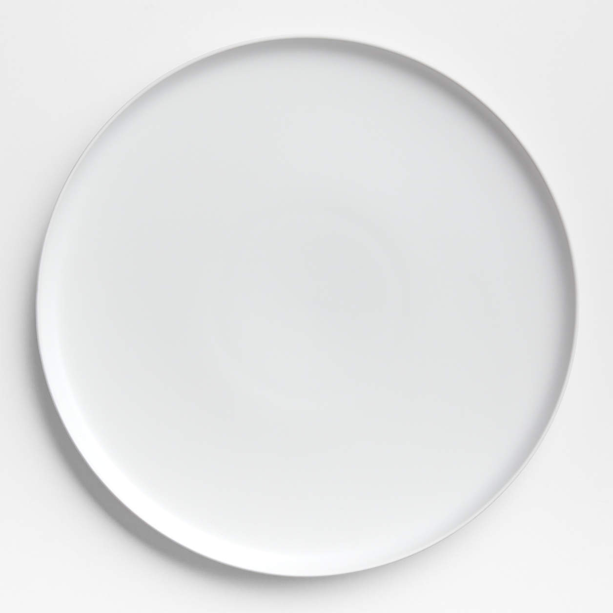 Wren White Matte Stoneware Serving Platter + Reviews | Crate & Barrel