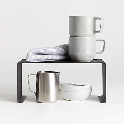 Yamazaki Tower Black Stove Rack + Reviews | Crate & Barrel