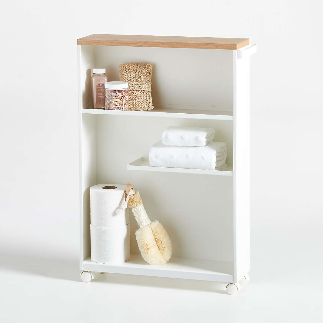 Modern Bathroom Storage: Baskets, Trays & Totes | Crate & Barrel
