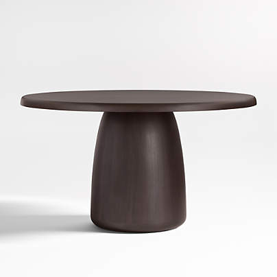 Eaves 54" Round Dining Table + Reviews | Crate & Barrel