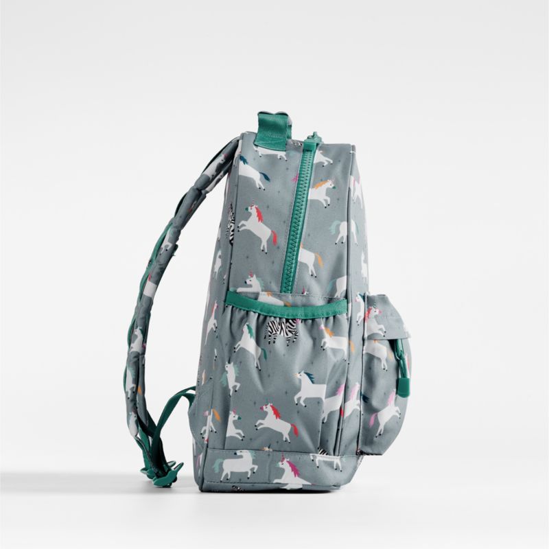 Medium Kids Zebra Unicorn Personalized Backpack for School | Crate & Kids