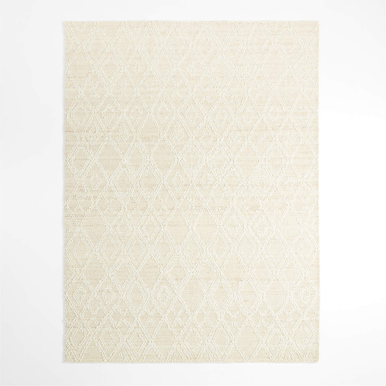 Zermatt Wool Handwoven Beige Area Rug 8'x10' | Crate & Barrel Canada