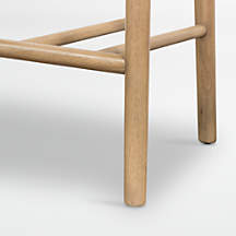 Ziady Brunswick Pebble Upholstered Wood Counter Stool + Reviews | Crate ...