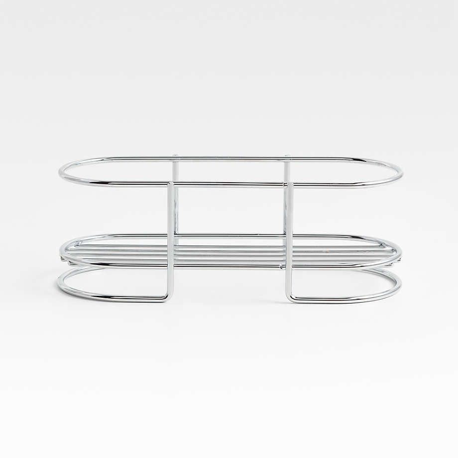 Stainless Steel 3-Slot Caddy + Reviews | Crate & Barrel