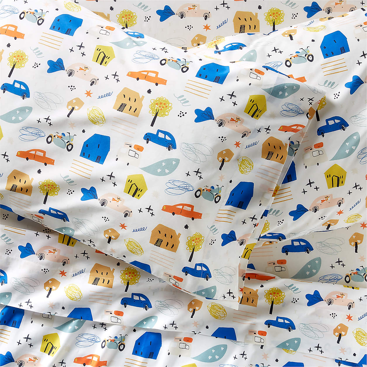 Zoom Zoom Kids Organic Car Sheet Set | Crate & Kids