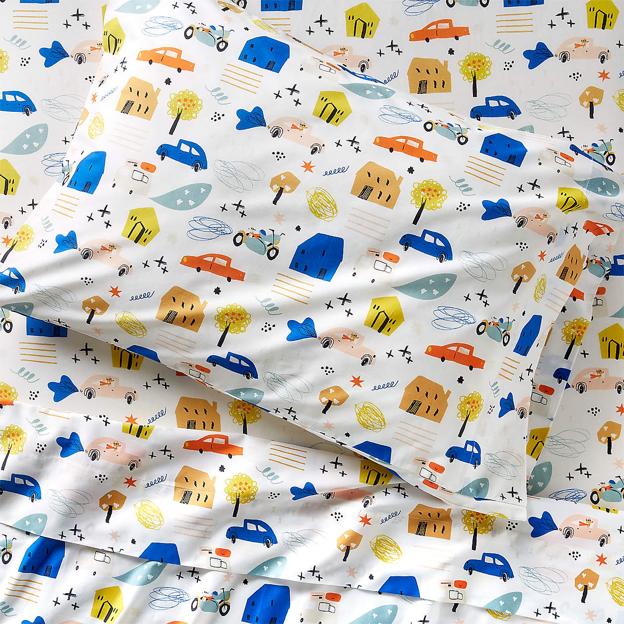 Zoom Zoom Kids Organic Car Sheet Set | Crate & Kids