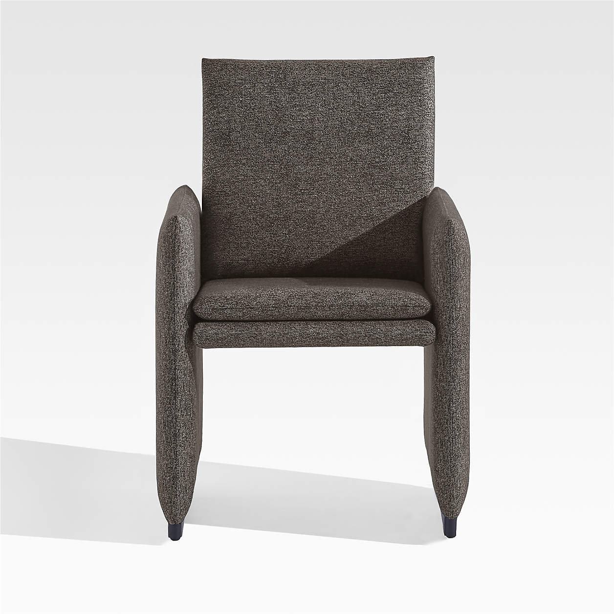 Zuma Upholstered Outdoor Patio Dining Chair + Reviews | Crate & Barrel